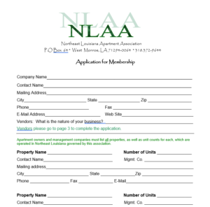 Membership – NLAA
