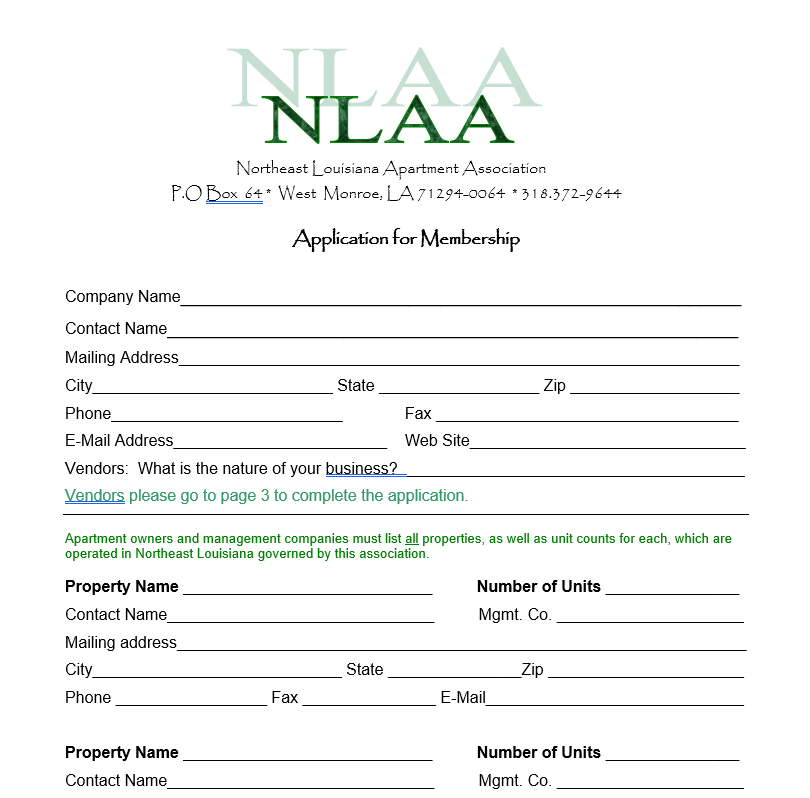 Membership – NLAA